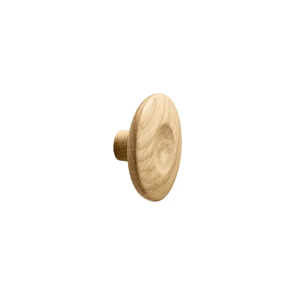 Round Wood "Dimple" Lacquered Oak Cabinet Knob – Forge Hardware Studio