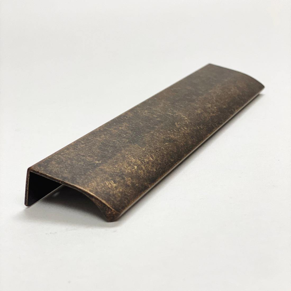 Tab Antique Brass "Edge" Finger Drawer Pulls – Forge Hardware Studio