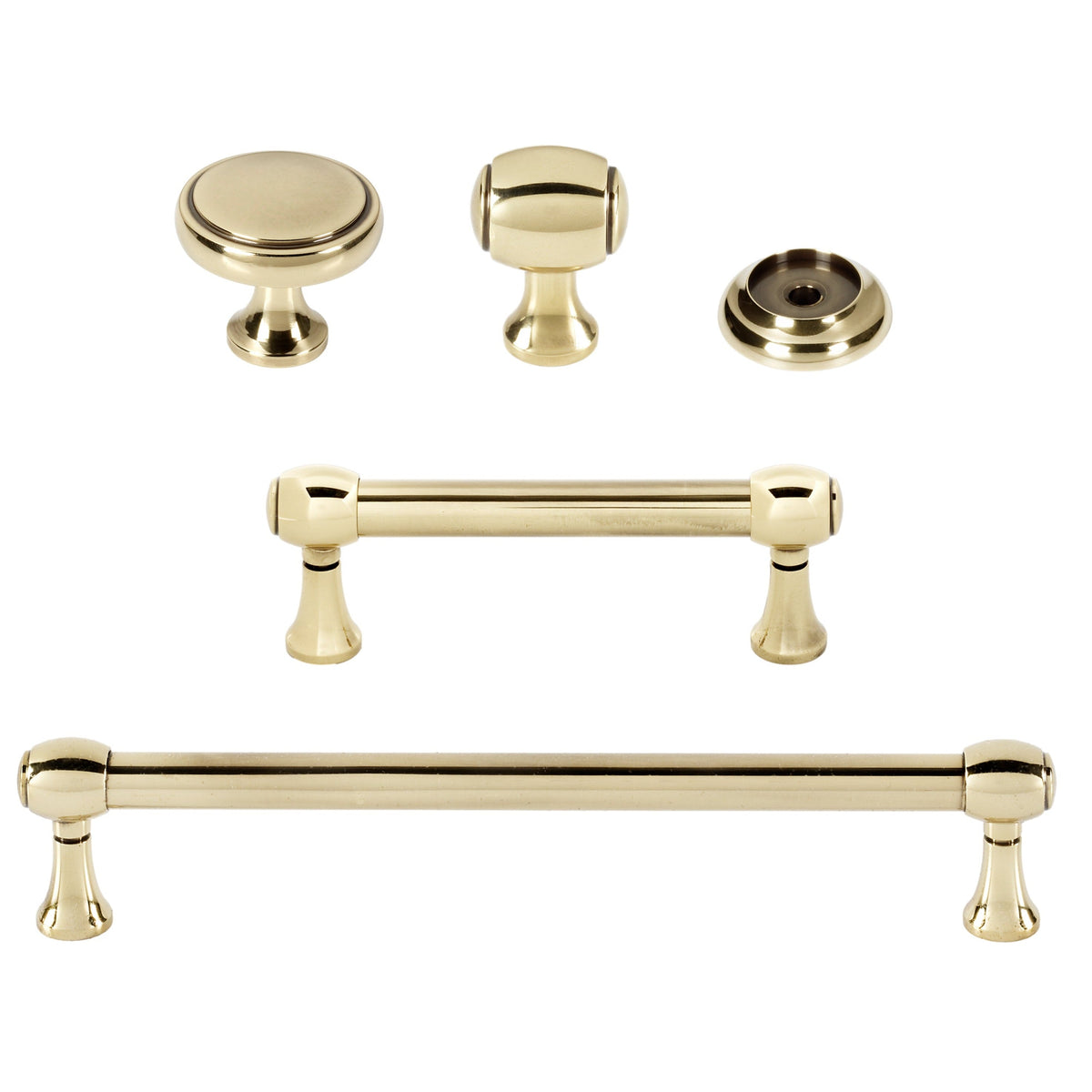 Unlacquered Brass "Solace" Cabinet Knobs and Drawer Pulls – Forge ...