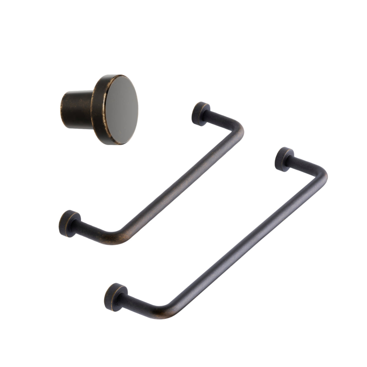 Dark Bronze "Lounge" Cabinet Knob and Wire Drawer Pulls – Forge ...