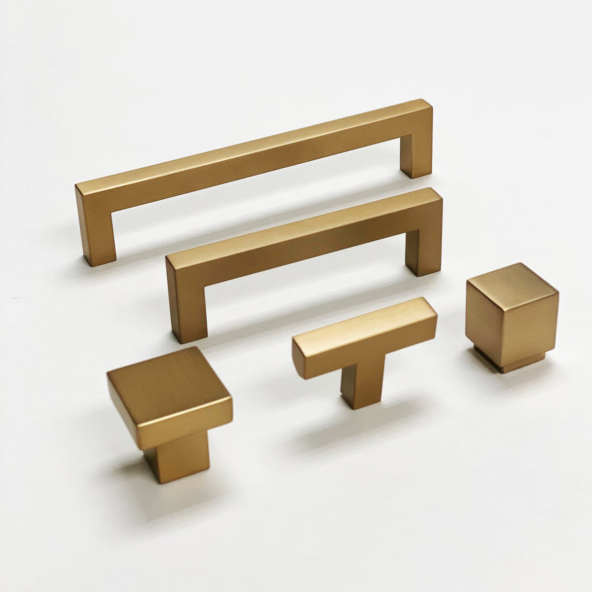 Champagne Bronze "Glam" Cabinet Knobs and Drawer Pulls – Forge Hardware ...