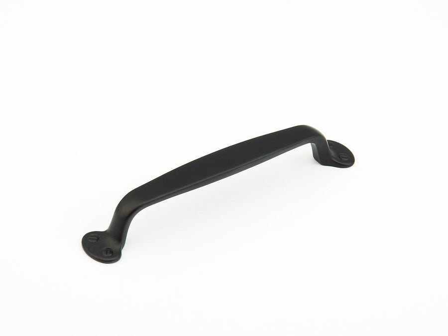 Flat Black "Leah" Drawer Pulls Handles and Cup Pulls – Forge Hardware ...