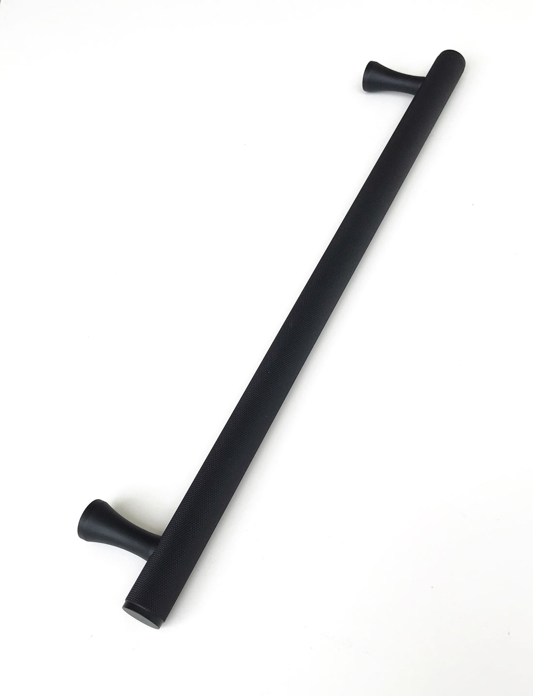 Knurled Matte Black Solid "Texture" Drawer Pulls and Knobs – Forge ...