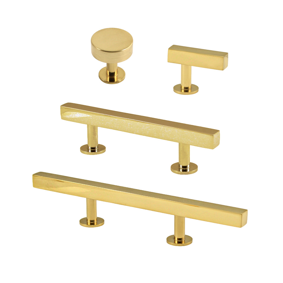 Lew's Hardware Polished Brass Cabinet Hardware 41-104, 41-101, 41-102 ...