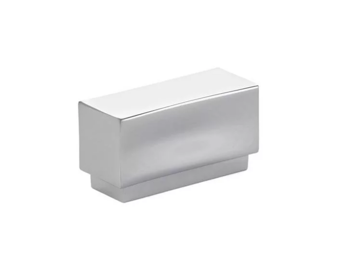 Urban Modern Block Cabinet in Polished Chrome-Cabinet Hardware – Forge ...