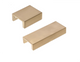 Satin Brass Edge "Summer" Tab Drawer Pulls – Forge Hardware Studio