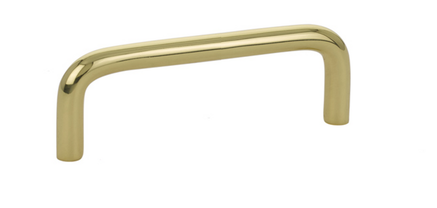Unlacquered Polished Brass "Wire" Drawer Pulls - Cabinet Handles ...