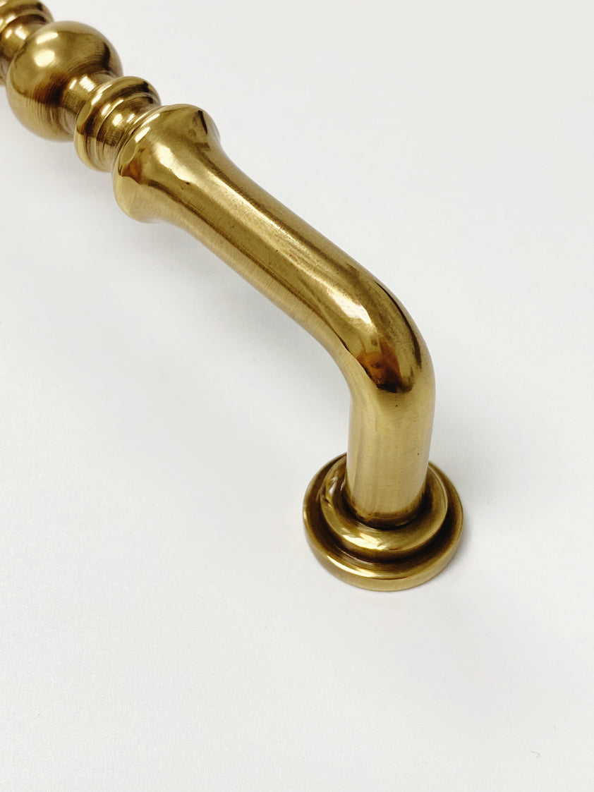 French Brass "Heritage" Cabinet Drawer Pull - Kitchen Drawer Handle ...