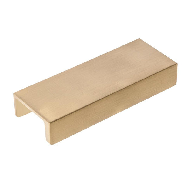 Satin Brass Edge "Summer" Tab Drawer Pulls – Forge Hardware Studio