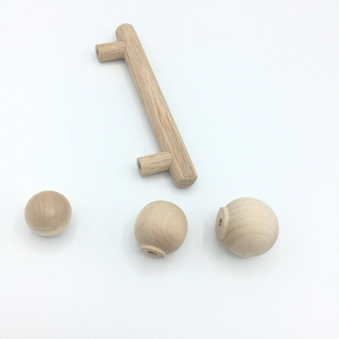 Wood Mid-Century Modern Cabinet Hardware - Kitchen Cabinet Hardware ...